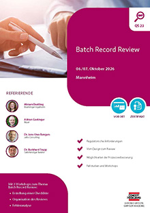 Batch Record Review (QS 23) - GMP Navigator