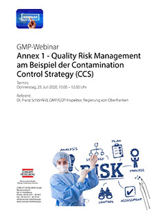 Webinar-Reihe Annex 1 - Quality Risk Management am Beispiel der ...