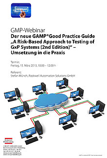 GMP Webinar: Der neue GAMP Good Practice Guide „A Risk-Based Approach ...
